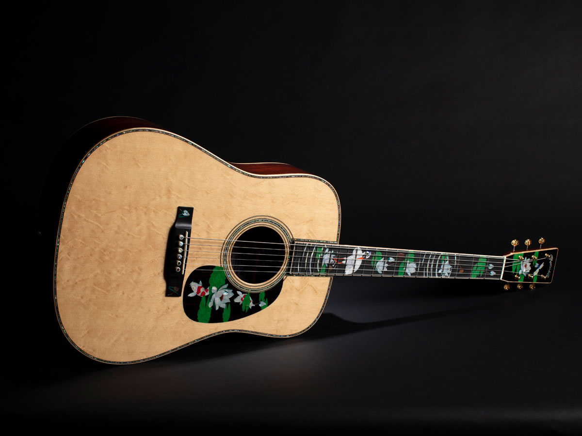 Martin D-45 HARVEY LEACH LOTUS FLOWER | 著名インレイアーティストハービー・リーチ氏とのコラボレーション ...