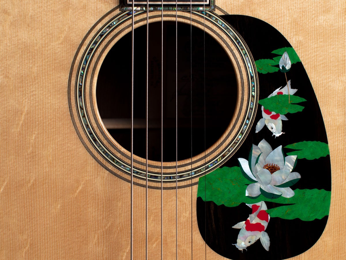 Martin D-45 HARVEY LEACH LOTUS FLOWER | 著名インレイアーティストハービー・リーチ氏とのコラボレーション ...