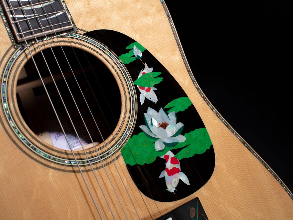 Martin D-45 HARVEY LEACH LOTUS FLOWER | 著名インレイアーティストハービー・リーチ氏とのコラボレーション ...