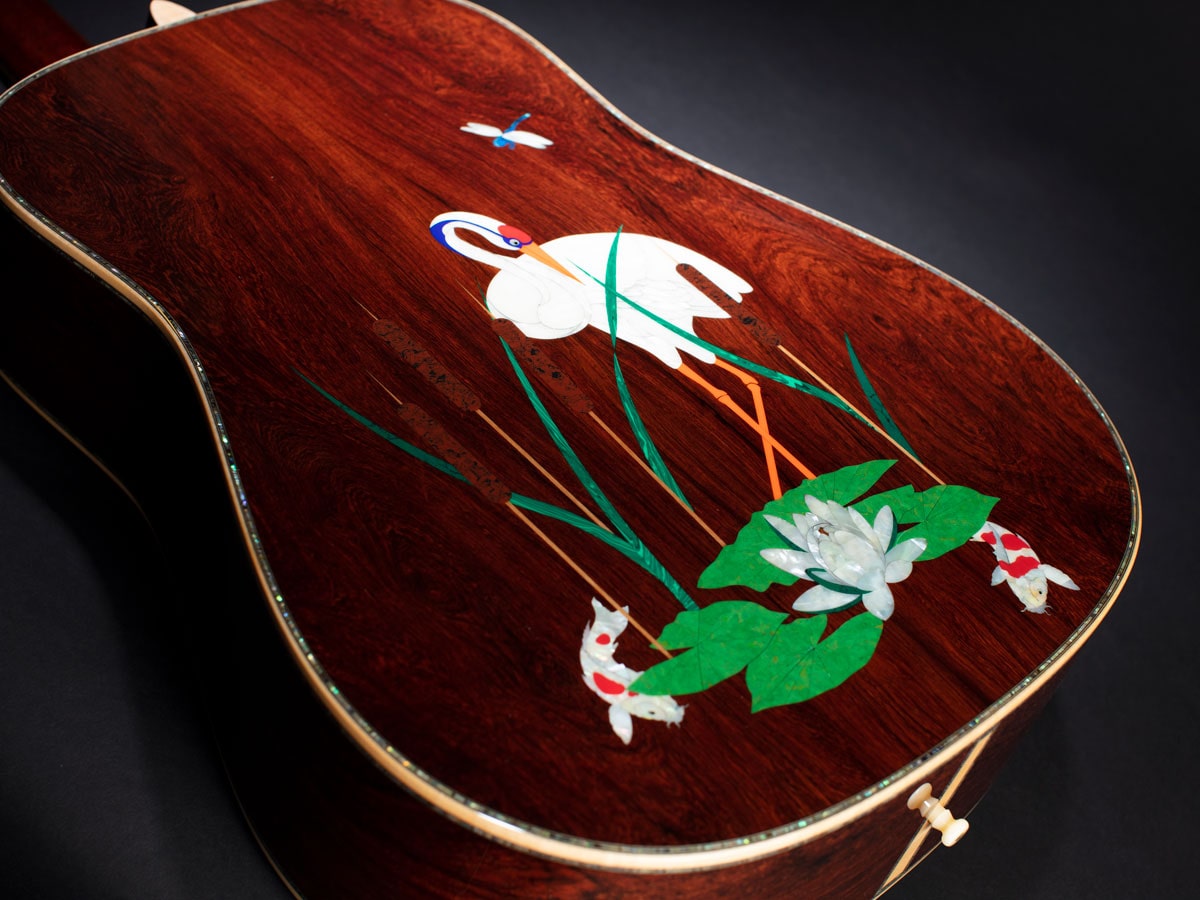 Martin D-45 HARVEY LEACH LOTUS FLOWER | 著名インレイアーティストハービー・リーチ氏とのコラボレーション ...