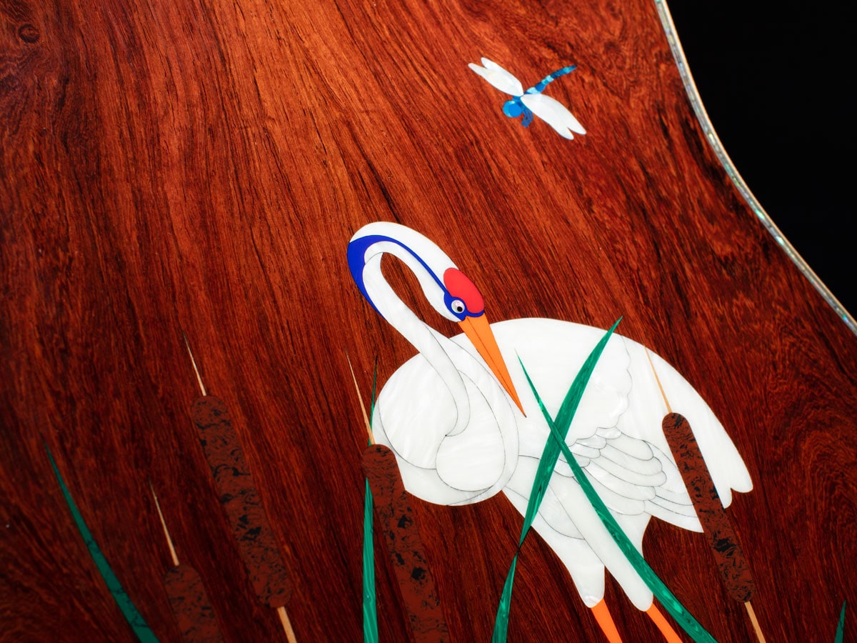 Martin D-45 HARVEY LEACH LOTUS FLOWER | 著名インレイアーティストハービー・リーチ氏とのコラボレーション ...