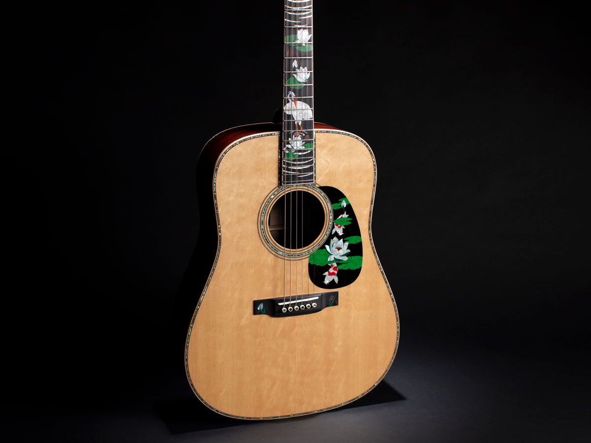 Martin D-45 HARVEY LEACH LOTUS FLOWER | 著名インレイアーティストハービー・リーチ氏とのコラボレーション ...