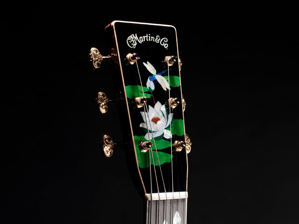 Martin D-45 HARVEY LEACH LOTUS FLOWER | 著名インレイアーティストハービー・リーチ氏とのコラボレーション ...