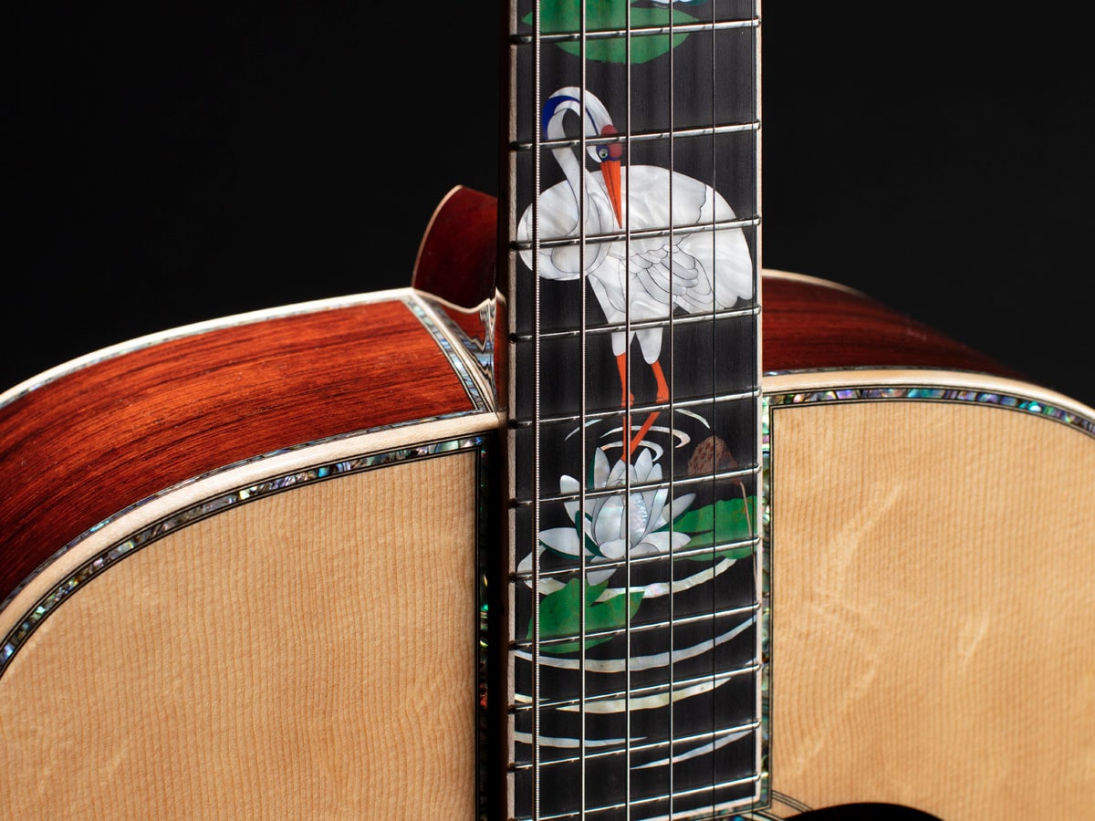 Martin D-45 HARVEY LEACH LOTUS FLOWER | 著名インレイアーティストハービー・リーチ氏とのコラボレーション ...