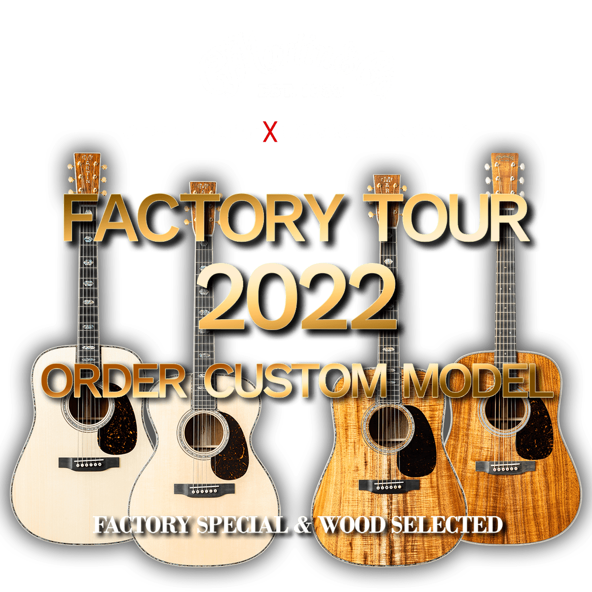 クロサワ楽器 | C.F.Martin Guitar Factory Tour 2022 CTM Order Models
